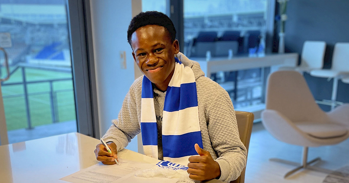 Adiche Sabwele vahvistamaan HJK P17 Akatemiaa kaudelle 2023 - HJK Juniorit